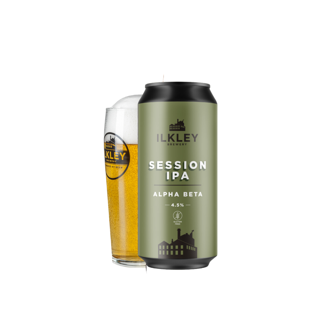 ALPHA BETA GLUTEN FREE BEER 4.5% ABV - BOX OF 12X440ML CANS – Ilkley Brewery